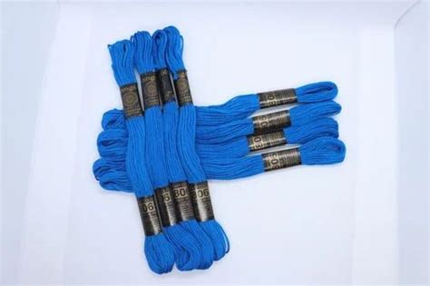 Ocean Blue Cotton Embroidery Thread At Rs 21000 Cotton Embroidery