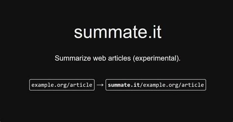 Summateit Quickly Summarize Web Articles With Openai Ropenai