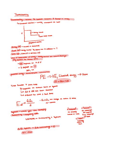Exam 3 Study Guide Therm Istry Thermochemistry Reaction Bitchemical