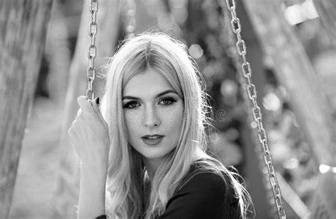 Beautiful Young Thoughtful Pensive Woman Tender Girl Fashion And