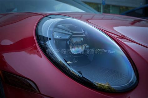 Porsche Led Matrix System Editorial Image Image Of Front 294391750