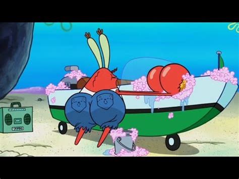 SpongeBob SquarePants Mr Krabs Butt In Shorts YouTube