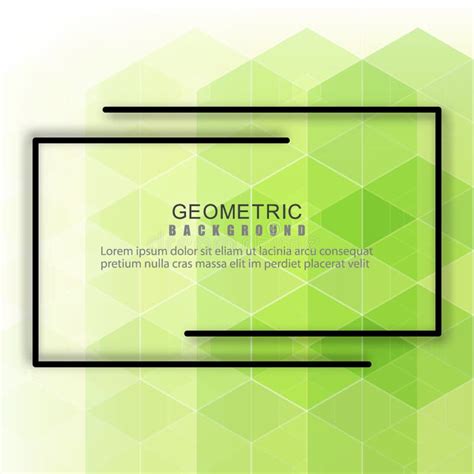 Vector Abstract Geometric Background Template Brochure Design Stock
