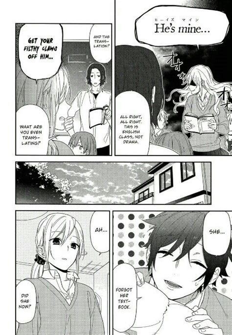 Shes So Scary When She Jealous Horimiya Shoujo Manga Anime