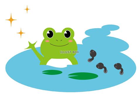 無料イラスト カエルのイラスト
