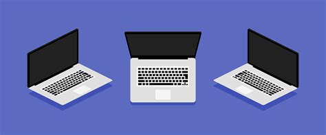 등등 측정 노트북 세트 벡터 그림입니다 다른 면에서 노트북을 열면 금속 색 0명에 대한 스톡 벡터 아트 및 기타 이미지 0명