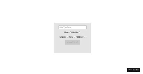 React Typescript Codesandbox