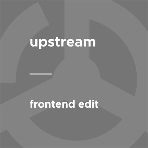 Upstream Frontend Edit V1188 Gpl Vault