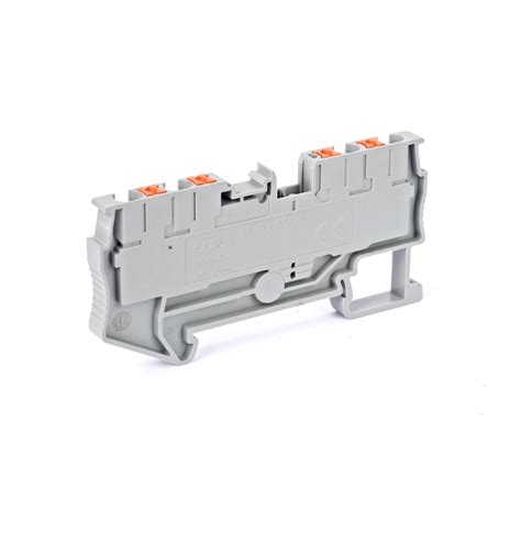 China UPT 2 5 2 2 QUATTRO Feed Through Push In Connection Spring Terminal Block Connector