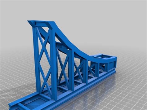 Free Stl File Model Railroad Truss Arch Bridge Ho Cut In Half・3d