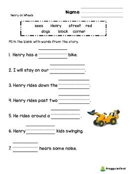 MyView Unit 1 Week 2 Worksheets By Froggy In First TpT