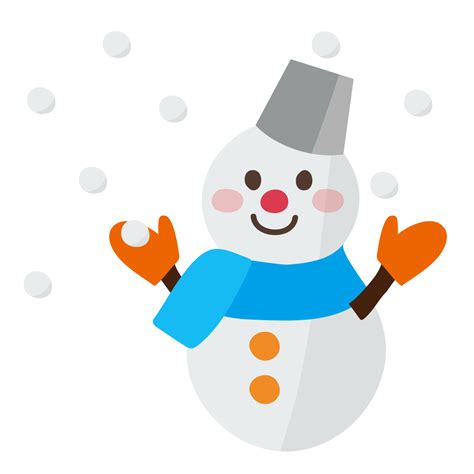 雪の日の雪だるまのイラスト天気 商用フリー 無料 のイラスト素材ならイラストマンション