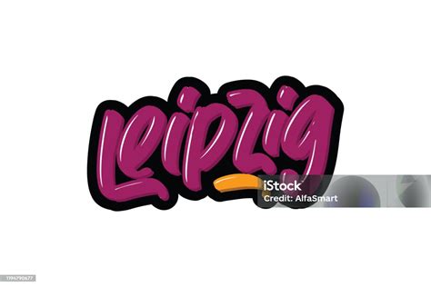 라이프 치히 문자 텍스트입니다 웹 페이지 인쇄 및 광고를위한 벡터 일러스트 로고 텍스트 라이프치히에 대한 스톡 벡터 아트 및 기타 이미지 라이프치히 벡터 거리