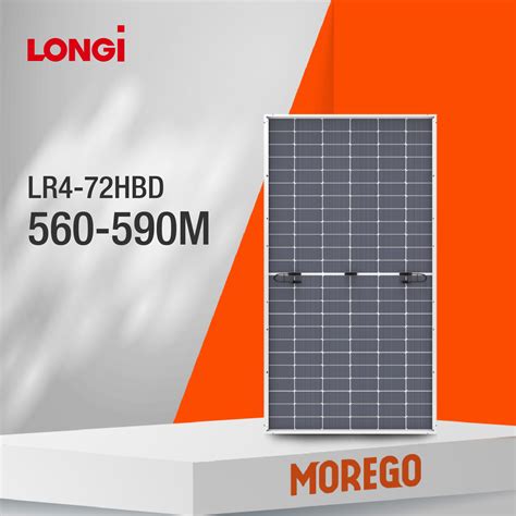 Longi Solar Hi MO7 Bifacial HPDC Cell Technology Superior PV Module 580W 585W 590W Solar Panels