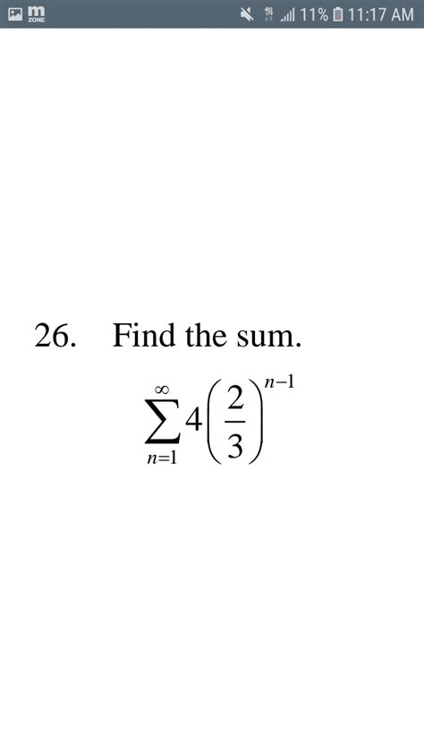 Answered Find The Sum N 1 2 Σ 3 N1 Bartleby