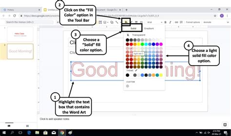 Change Color Of Text In Google Slides Templates Sample Printables