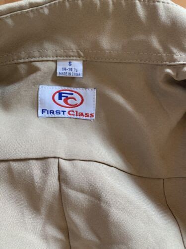 New Chp First Class Bdu Tan Long Sleeve