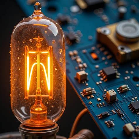 Free Amber Filament Radiance Image Vacuum Tube Filament Download