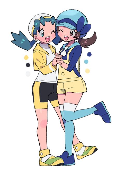 Lyra And Kris Pokemon And 2 More Drawn By Pumpkinpan Danbooru