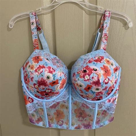 Victorias Secret Corset Bustier Floral Color Lightly Depop