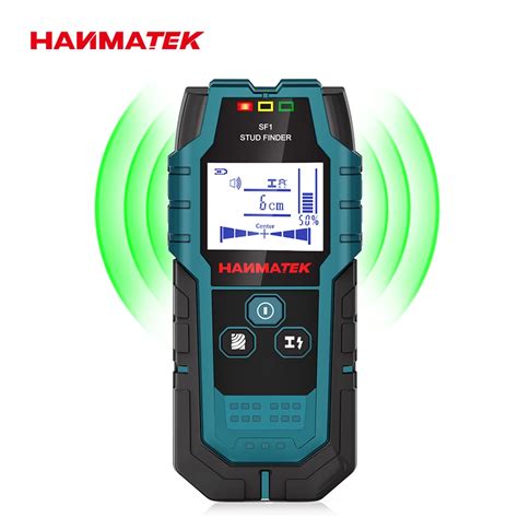 Hanmatek Sf1 스터드 파인더 목재 스터드 금속 탐지 라이브 케이블 금속 깊이 측정 파인더 벽 탐지기 Lcd Hd