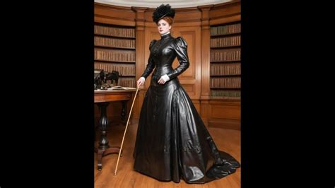 For Fans Of Strict Victorian And Edwardian Governesses In Amazing Leather Dresses Governess