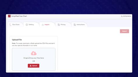 Saas App Store Simplified Size Chart