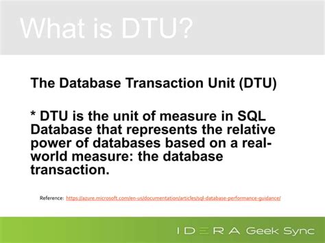 Geek Sync Azure Sql Database Performance Tuning Ppt