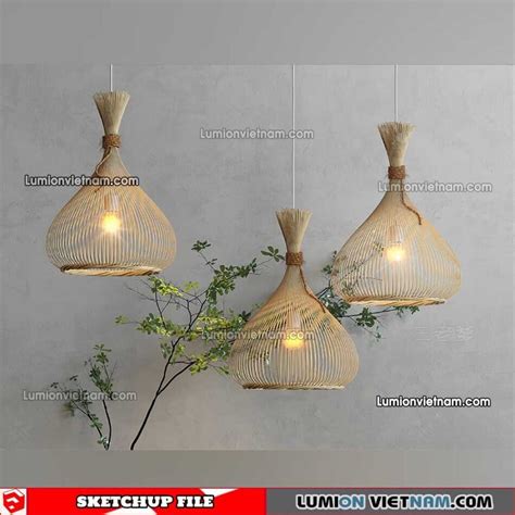 230508 Bamboo Lamp Sketchup Models