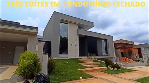 CASA 3 SUÍTES EM INDAIATUBA SP CONDOMÍNIO FECHADO VENDIDA