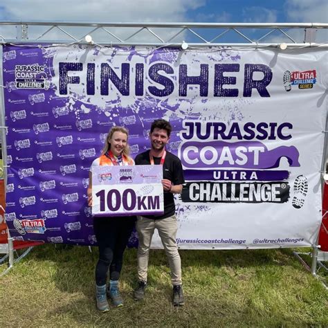 I Am Very Pleased To Share That Me And My Friend Matt Completed The Jurassic Coast 100k