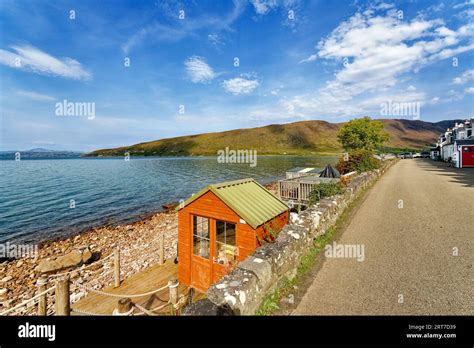 Applecross Bealach Na Ba Improvised Beach Huts In Shore Street In Late