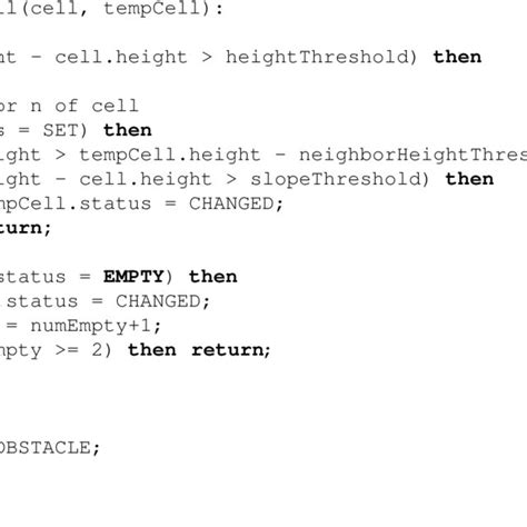 Pseudocode For CheckCell Download Scientific Diagram