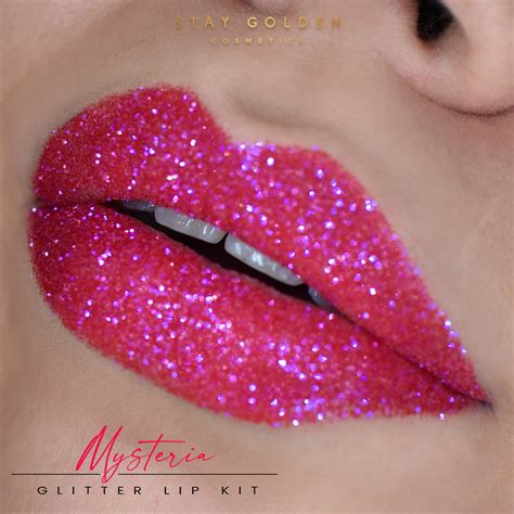 Mysteria Glitter Lip Kit 20 Stay Golden Cosmetics