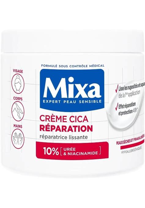Mixa Expert Peau Sensible Crème Céramide Protection Anti Sécheresse Sévère Peaux Très
