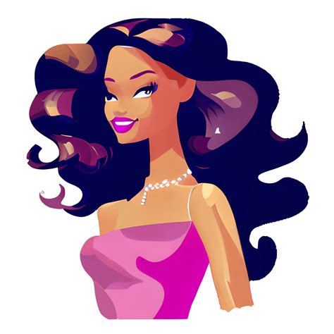 Barbie Style Girl Graphic · Creative Fabrica