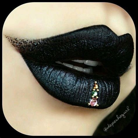 Lipstick Art Black Lipstick Lip Art Lipstick Colors Lip Colors