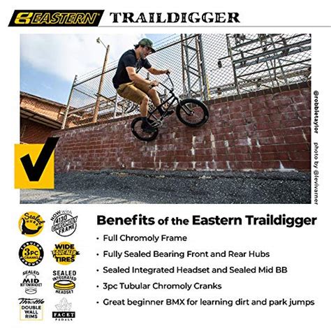 Eastern Bikes Traildigger 20 Inch Bmx Bike Black Peach Frog