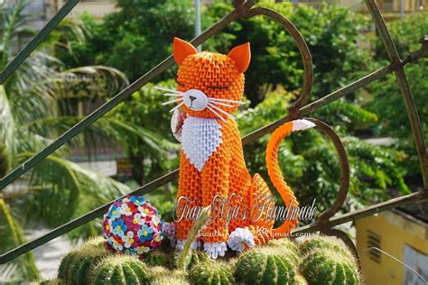 3d Origami Cat Tutorial 4k Origami 3d Gattino Tutorial 4k Artofit