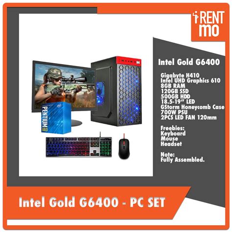 Intel Pentium Gold G PC Package All New Buy Rent Pay In Installments