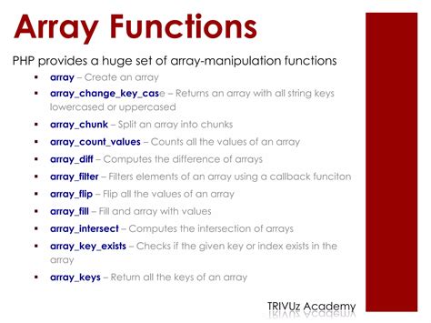 Programming Basics Array Loops Funcitons Ppt