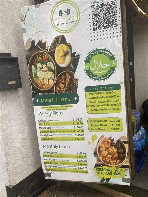 Menu At Ironbite Restaurant Coventry