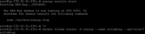 Docker 1121 Swarm Mode And Persistent Storage With Dellemc Rexray On