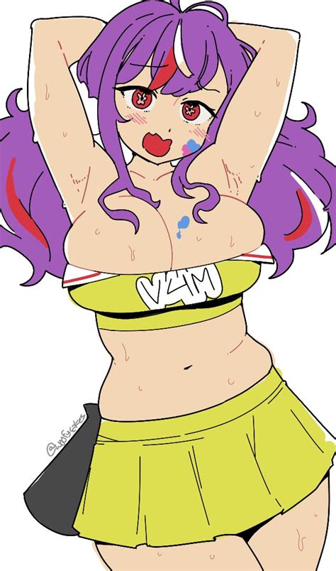 Rule 34 1girls Armpits Belly Button Blush Cheerleader Cheerleader Uniform Cleavage Eyebrows