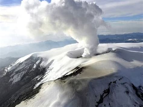Volcán Nevado Del Ruiz En Vivo Hoy Alerta Naranja Sismos Y Todos Los