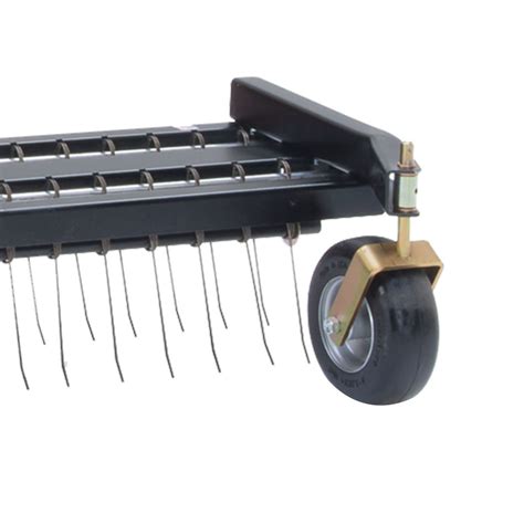 Jrco 60 In Tine Rake Dethatcher Heavy Duty Wheels Mount Bar