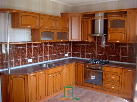 CUSTOM Kitchen Set Minimalis Kayu Solid Jati Menyesuaikan Ruangan