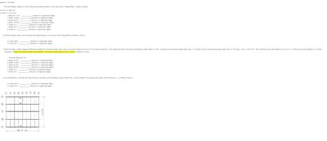 Solved Find The Tributary Width M Of The Following Chegg Com