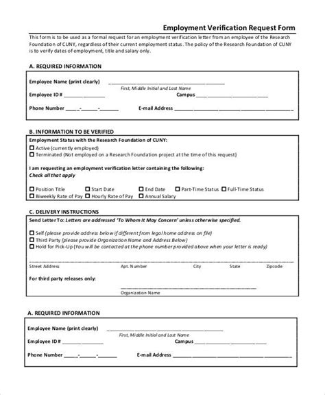 Free 50 Sample Verification Forms In Pdf