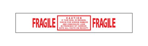 Fragile Caution Sticky Business